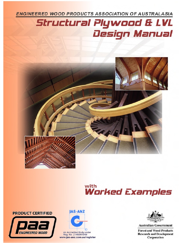 Ewpaa Structural Plywood and LVL Design Manual v1 | PDF | Plywood ...
