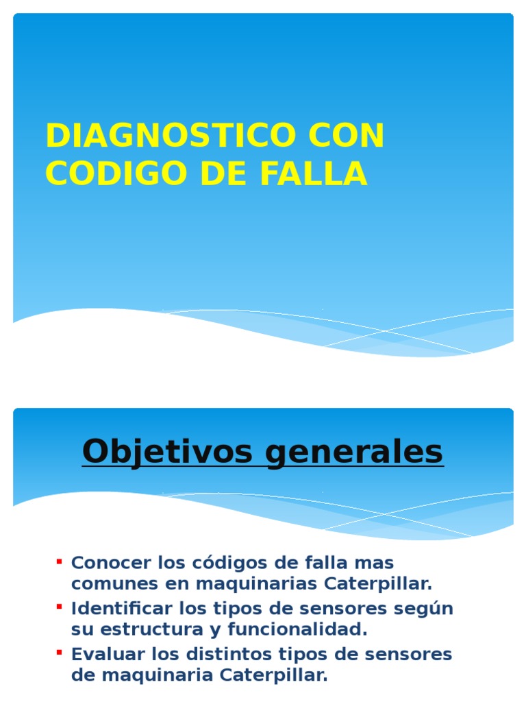 Diagnostico Con Codigo de Falla | PDF | Sensor | Bienes manufacturados