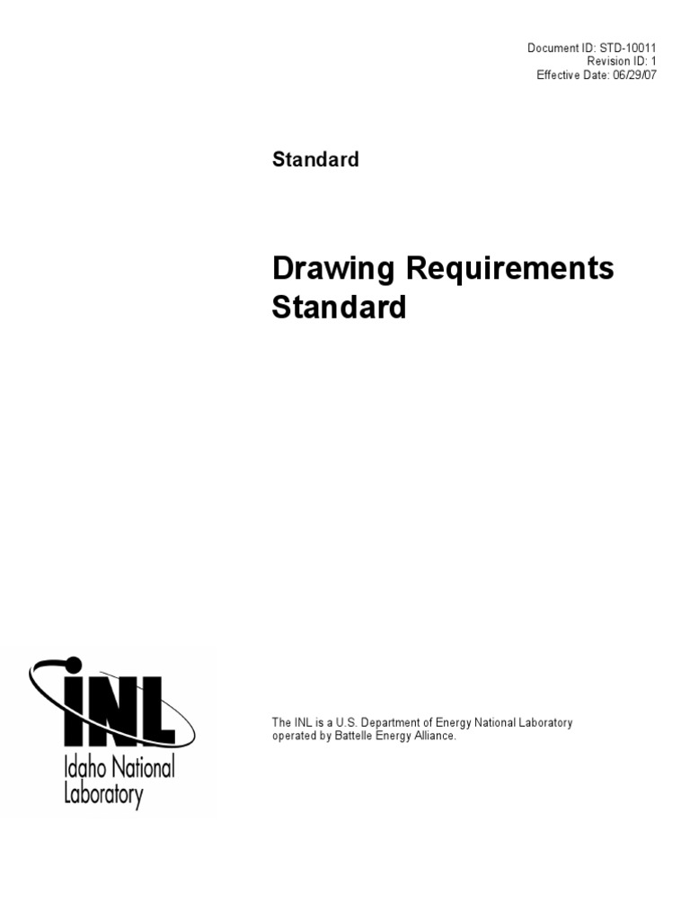Drawing Requirement Standard | PDF | Search Engine Indexing | Science ...