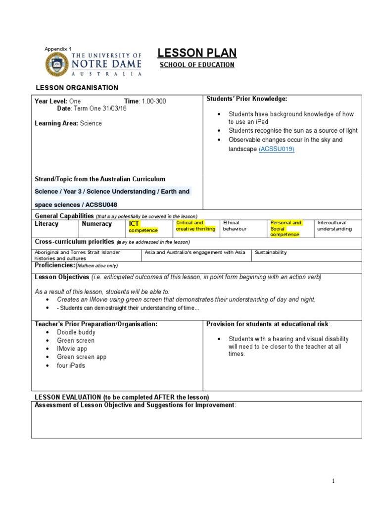 Ict Lesson Plan | PDF | Educational Technology | Lesson Plan