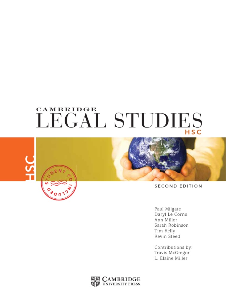 HSC Legal Studies Textbook | PDF | Suffrage | Remand (Detention)