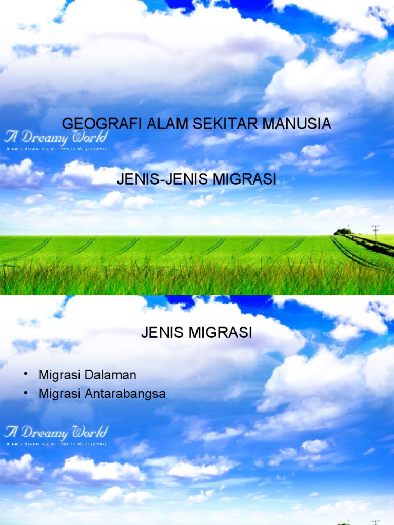 Geografi Alam Sekitar Manusia | PDF