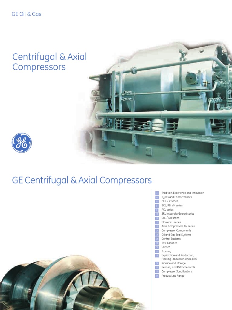GE CC Axial Compressor | PDF | Bearing (Mechanical) | Natural Gas