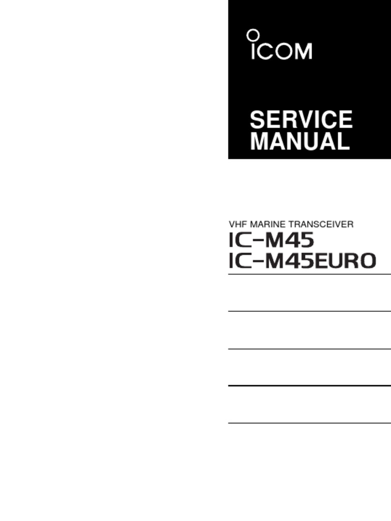 m45 Manual e PDF | PDF | Detector (Radio) | Amplifier
