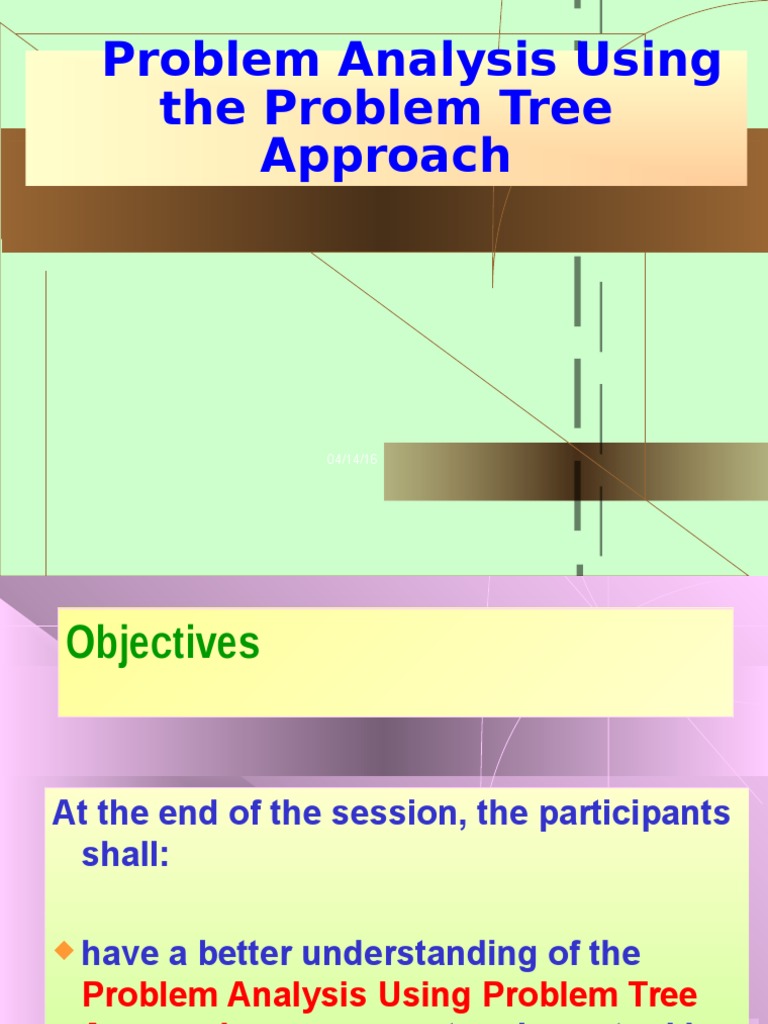 Problem Tree Analysis: Understanding the Root Causes of Low Rice ...