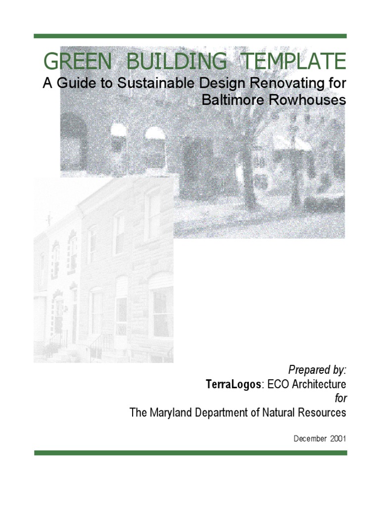 Green Building Template | PDF | Green Building | Basement