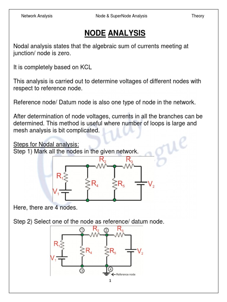 Theory | PDF | Network Analysis (Electrical Circuits) | Electrical Circuits