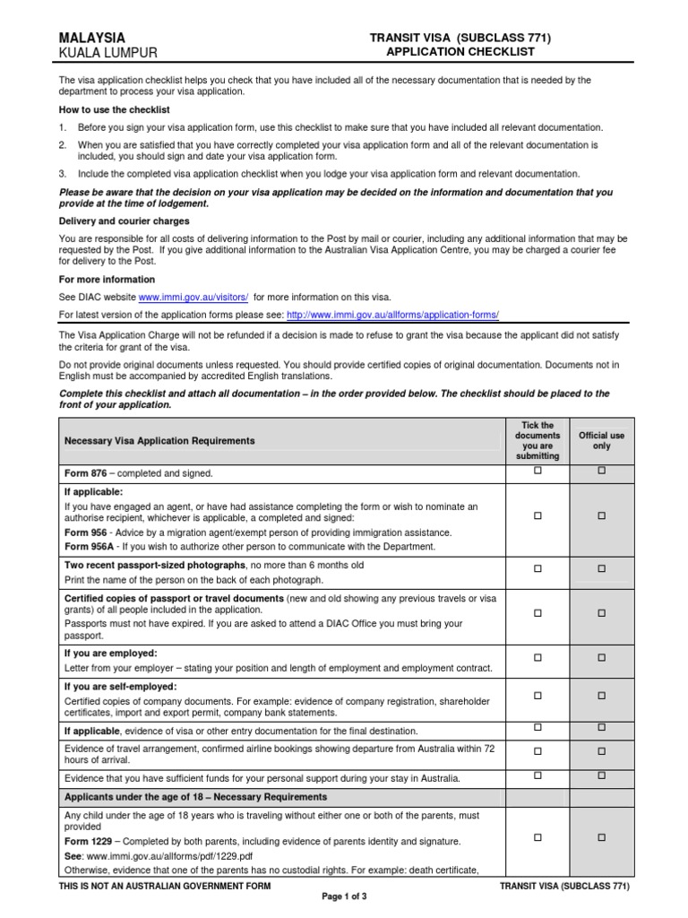 Australian Transit Visa | PDF | Travel Visa | Passport