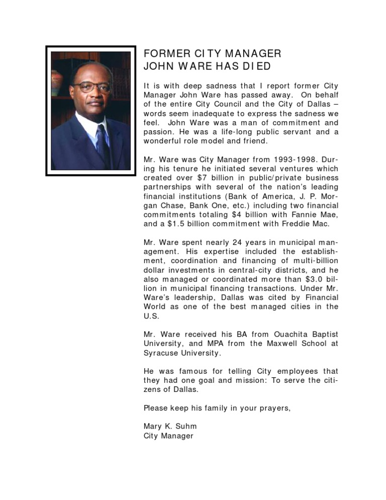 John Ware | PDF | Economy Of The United States | Economies