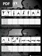 Army Basic Training Workout Routine PDF | PDF