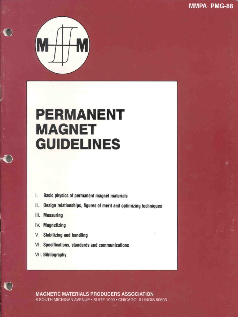 MMPA Magnet Design Guide | PDF