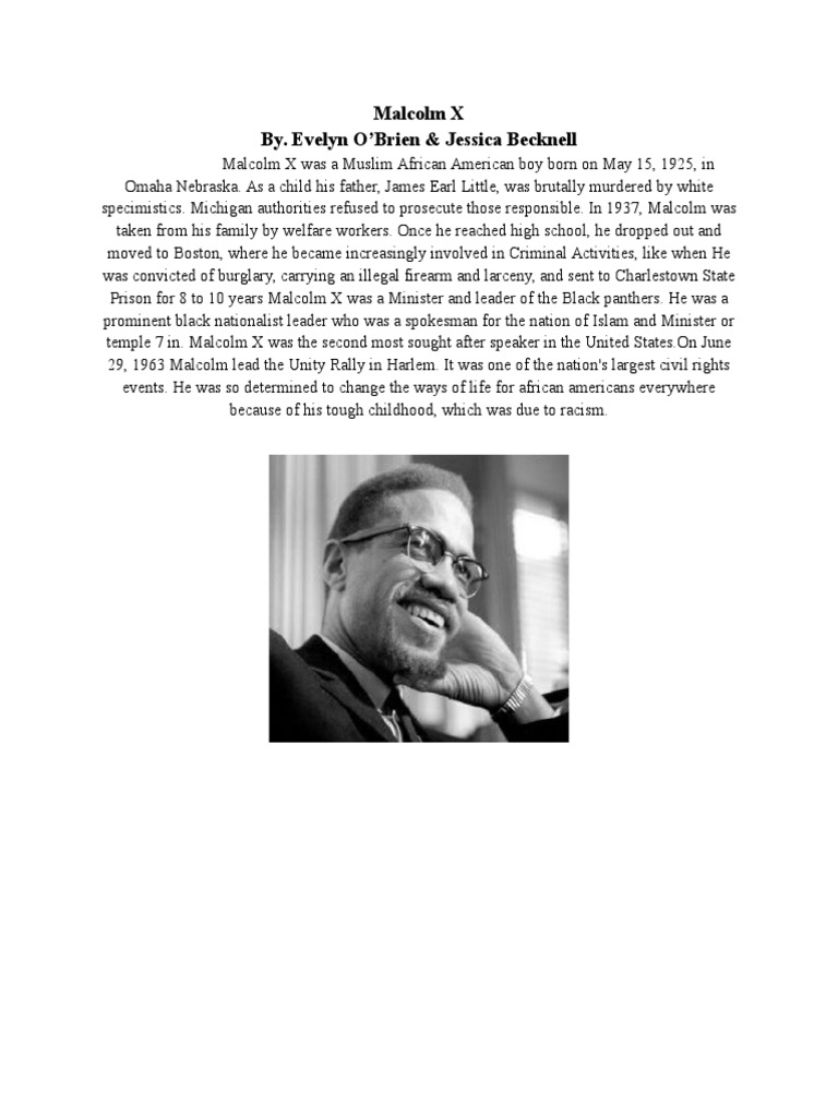 Malcolm X: Life, Struggles, and Legacy | PDF