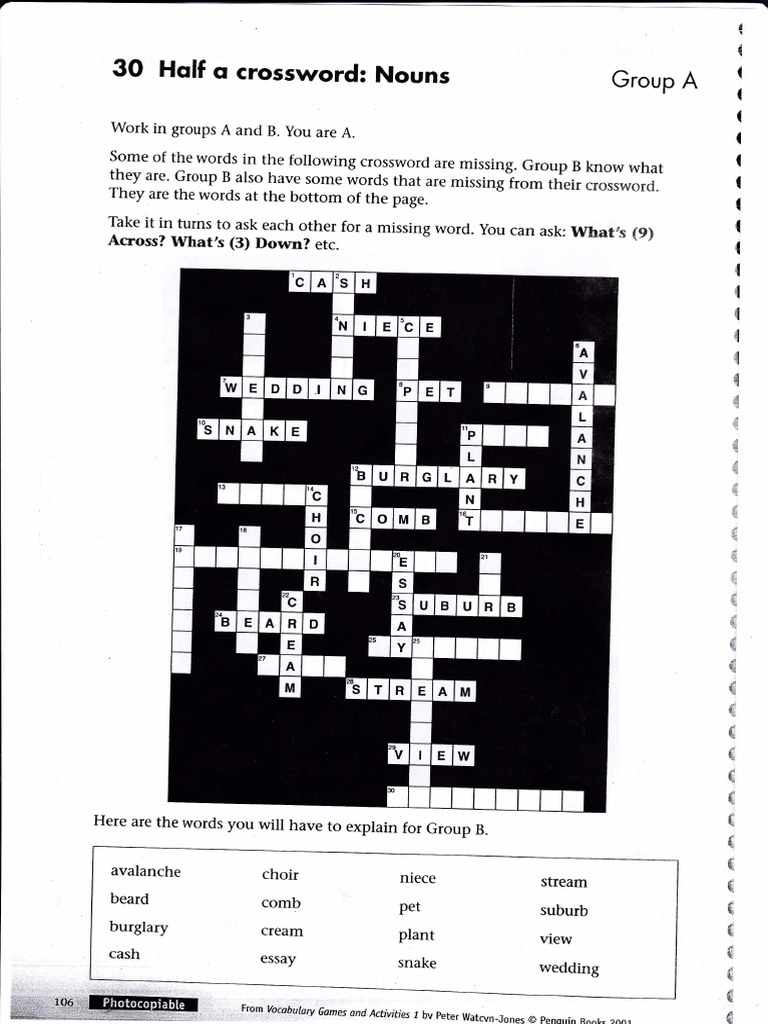 Crossword Nouns | PDF