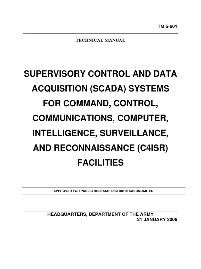 Supervisory Control and Data Acquisition - SCADA Systems | PDF ...