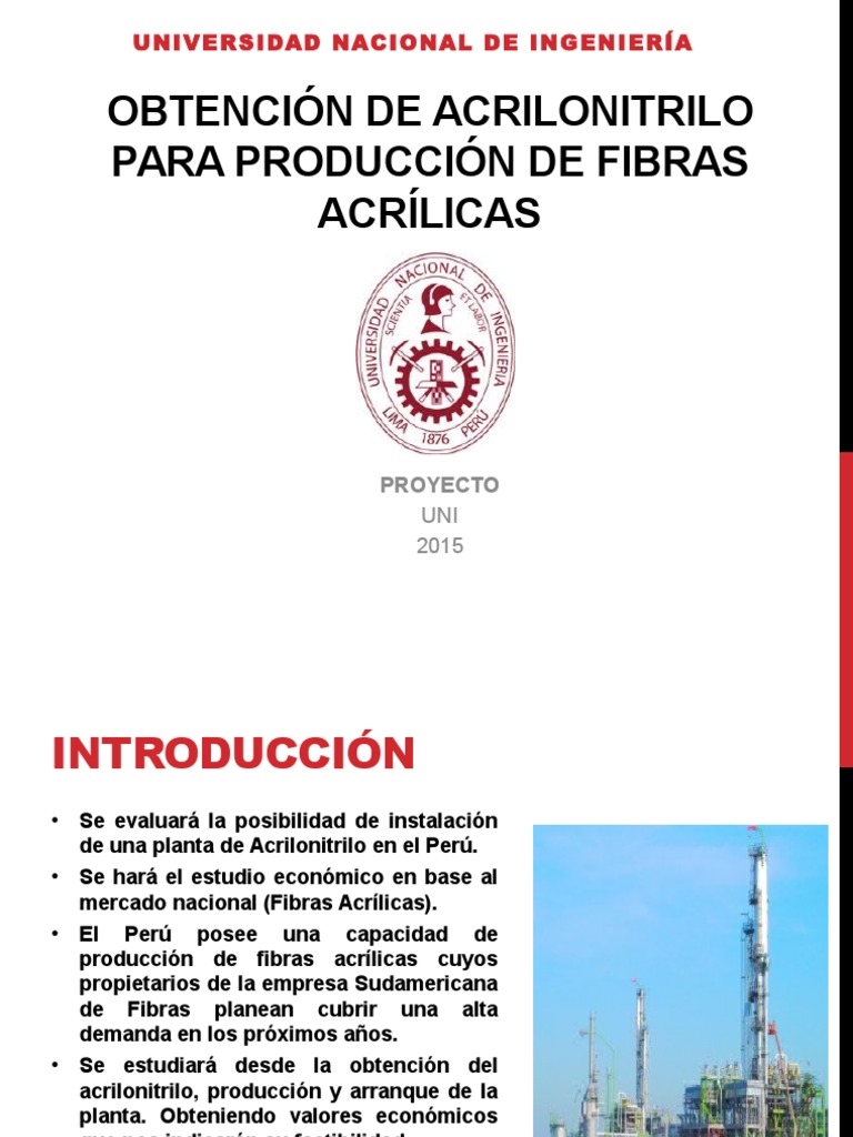 ACRILONITRILO | PDF | Sustancias químicas | Compuestos químicos