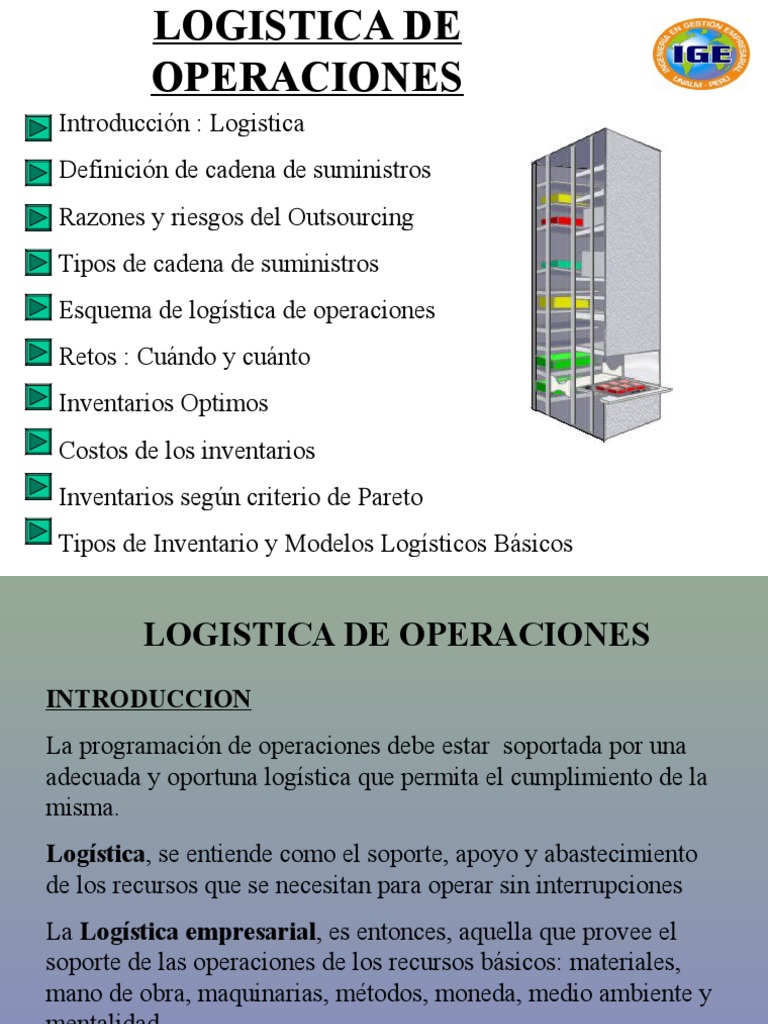 Operaciones Logisticas | PDF