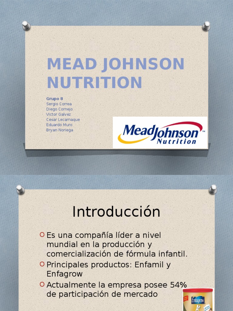 Mead Johnson Nutrition | PDF | Producto (Negocio) | Hacerse un nido