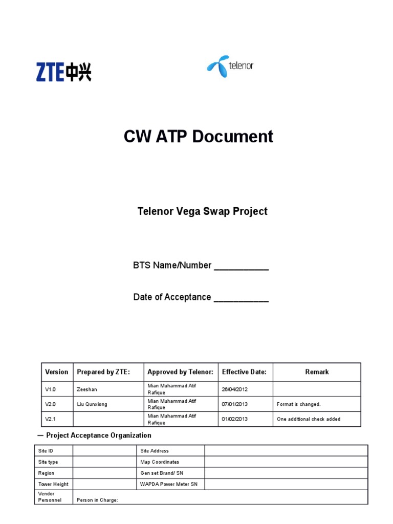 CW ATP Document V2.1 | PDF | Galvanization | Cable