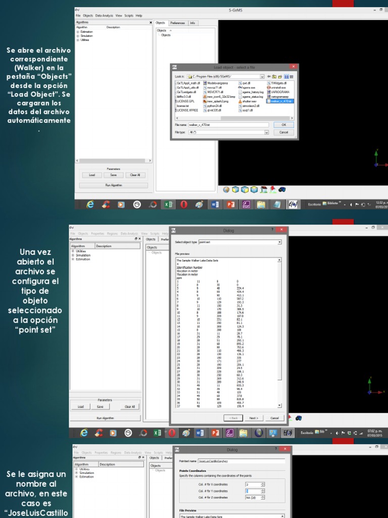 Sgems Software Basico Aplicación | Descargar gratis PDF | Áreas de informática | Informática