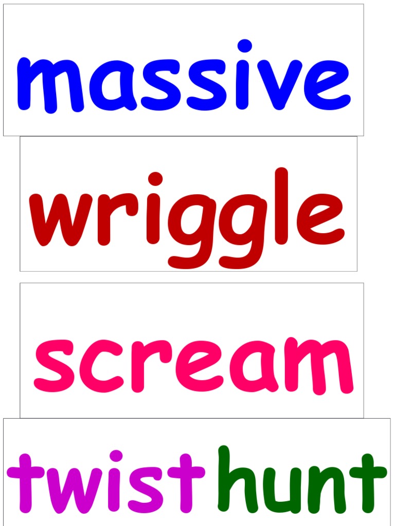 Word Cards | PDF
