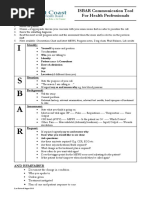 Completed ISBAR Communication Template | PDF | Pneumonia | Medical ...