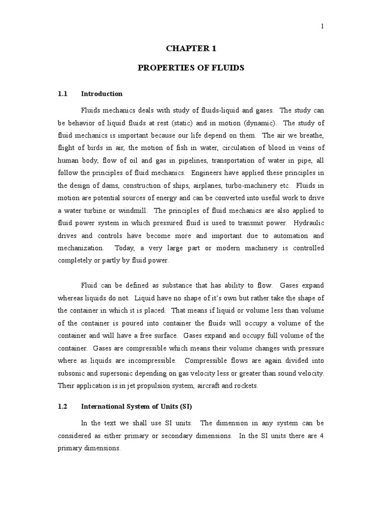 Chapter 1 3 Fluid Mechanics Final Pdf Buoyancy Viscosity