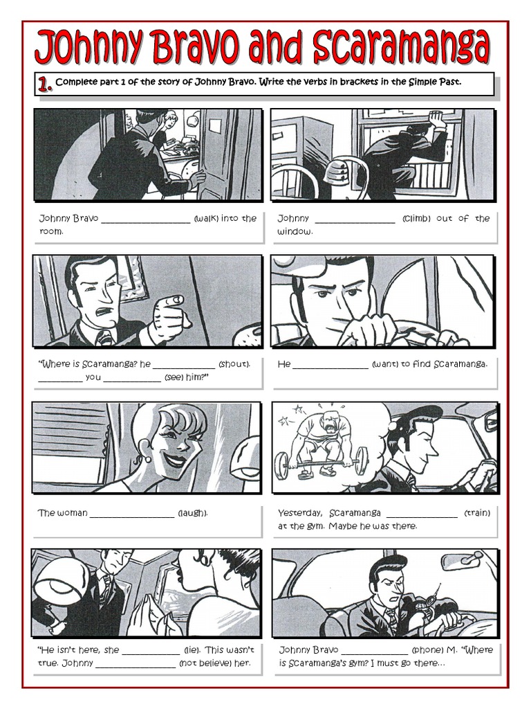 Simple Past Comic | PDF