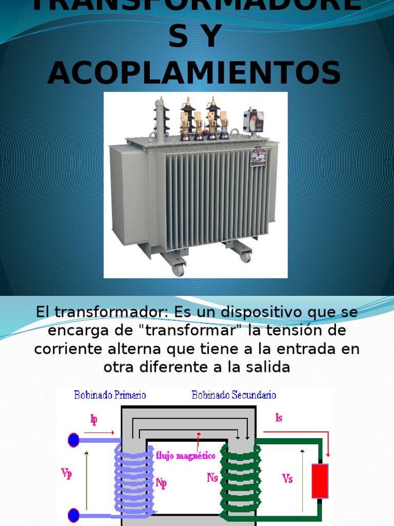 Transformadores y Acoplamientos | PDF | Transformador | Corriente eléctrica