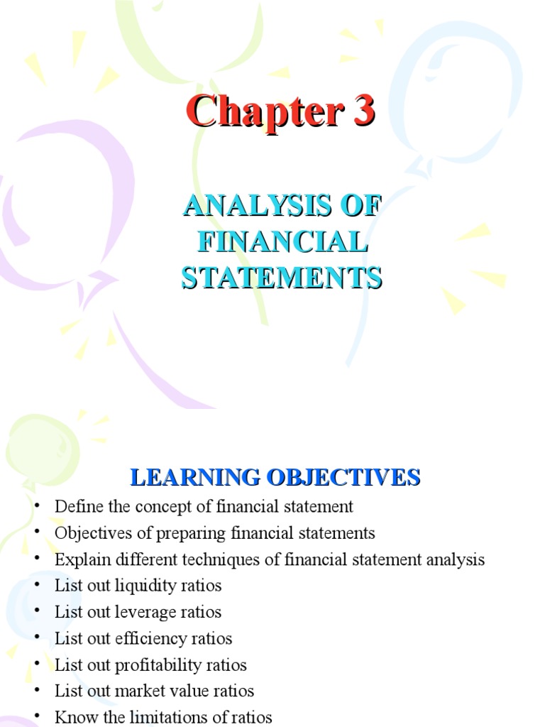 Analysis of Financial Statements | PDF | Revenue | Leverage (Finance)