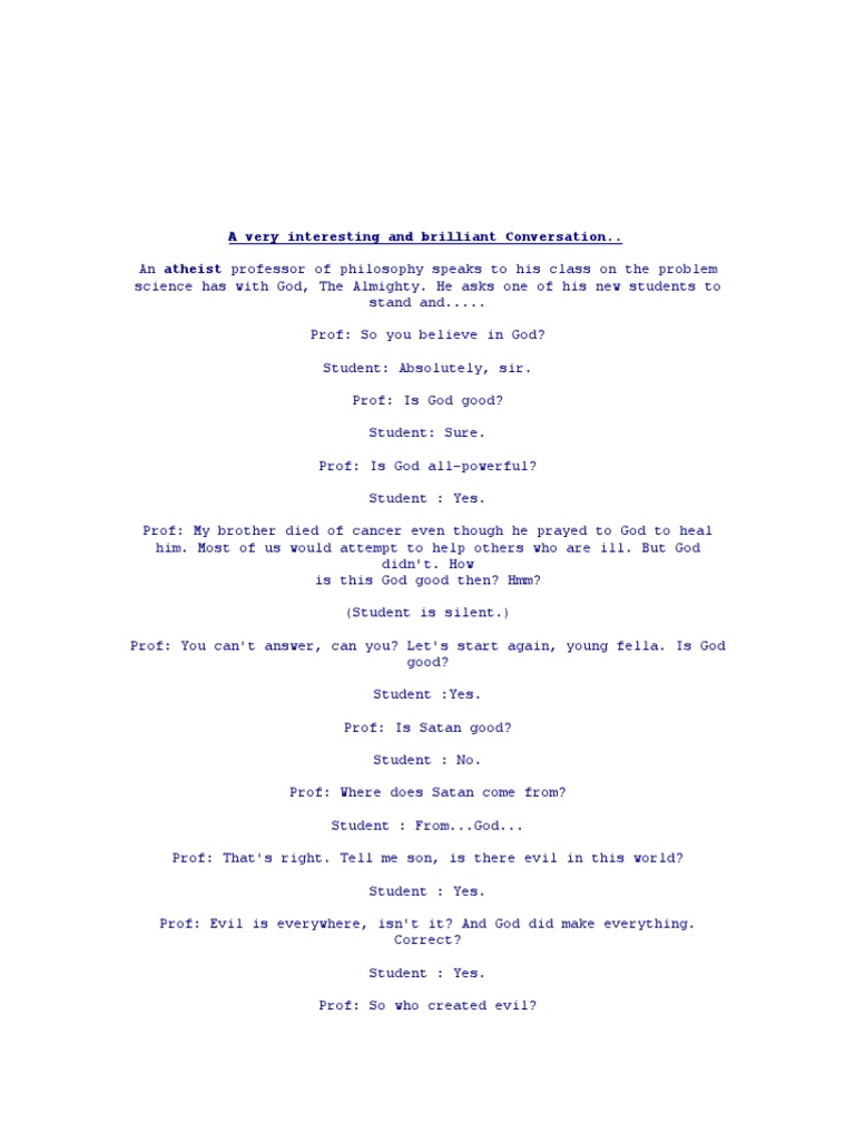 Faith vs. Science Debate | PDF | Evolution | Heat