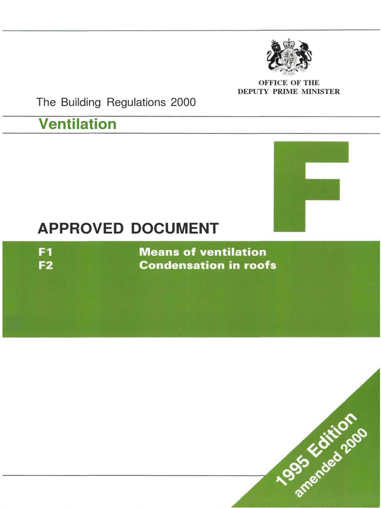 Approved Document f | Ventilation (Architecture) | Roof