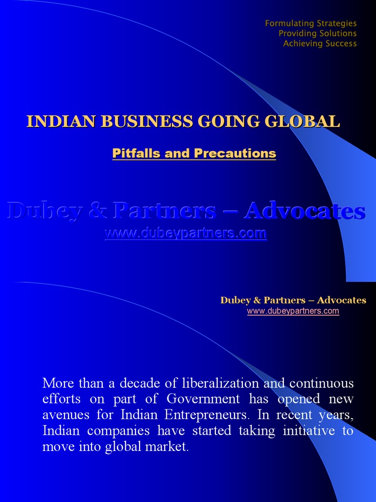 Indian Business Going Global | PDF | Advocate | Economies