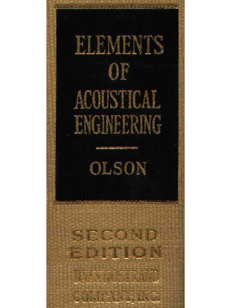 Acoustical Engineering de Harry Olson | PDF | Microphone | Loudspeaker