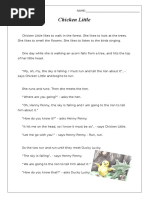 Henny Penny Script | PDF