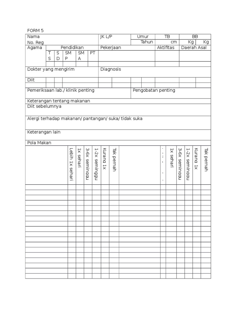 Form Konseling | PDF