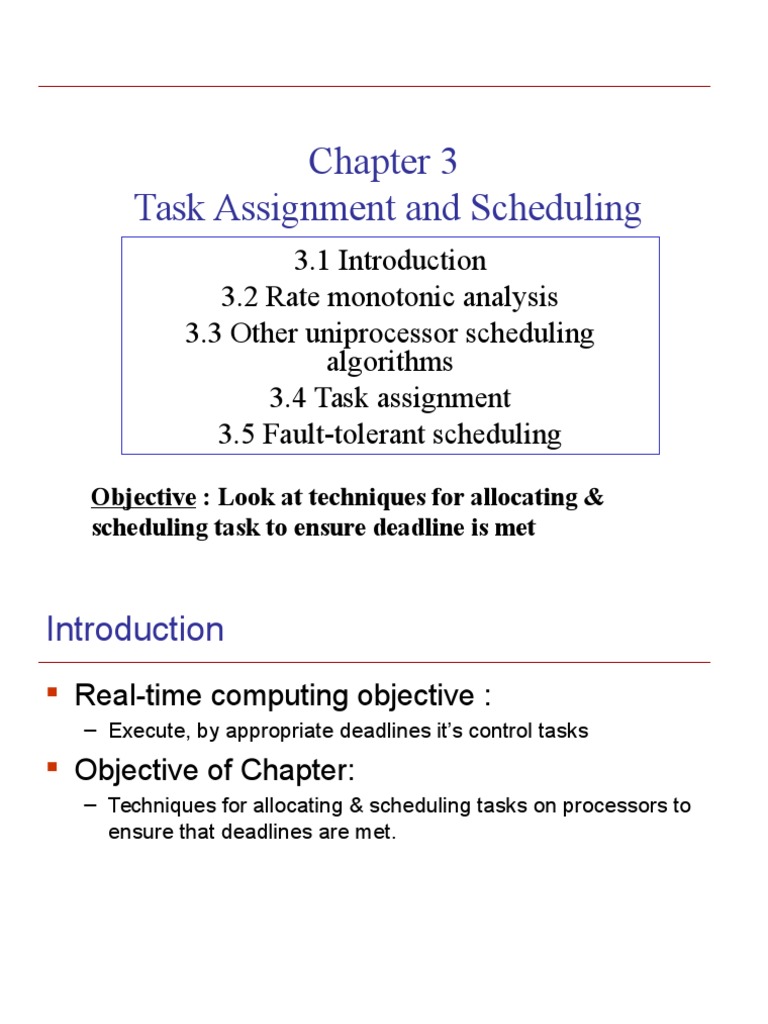 Scheduling | PDF | Scheduling (Computing) | Real Time Computing