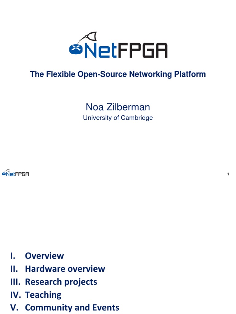 Netfpga The Flexible Open Source Networking Platform Pdf Router Computing Ip Address