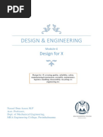 Design For X (DFX) Guidance Document: Purpose | PDF | Reliability ...