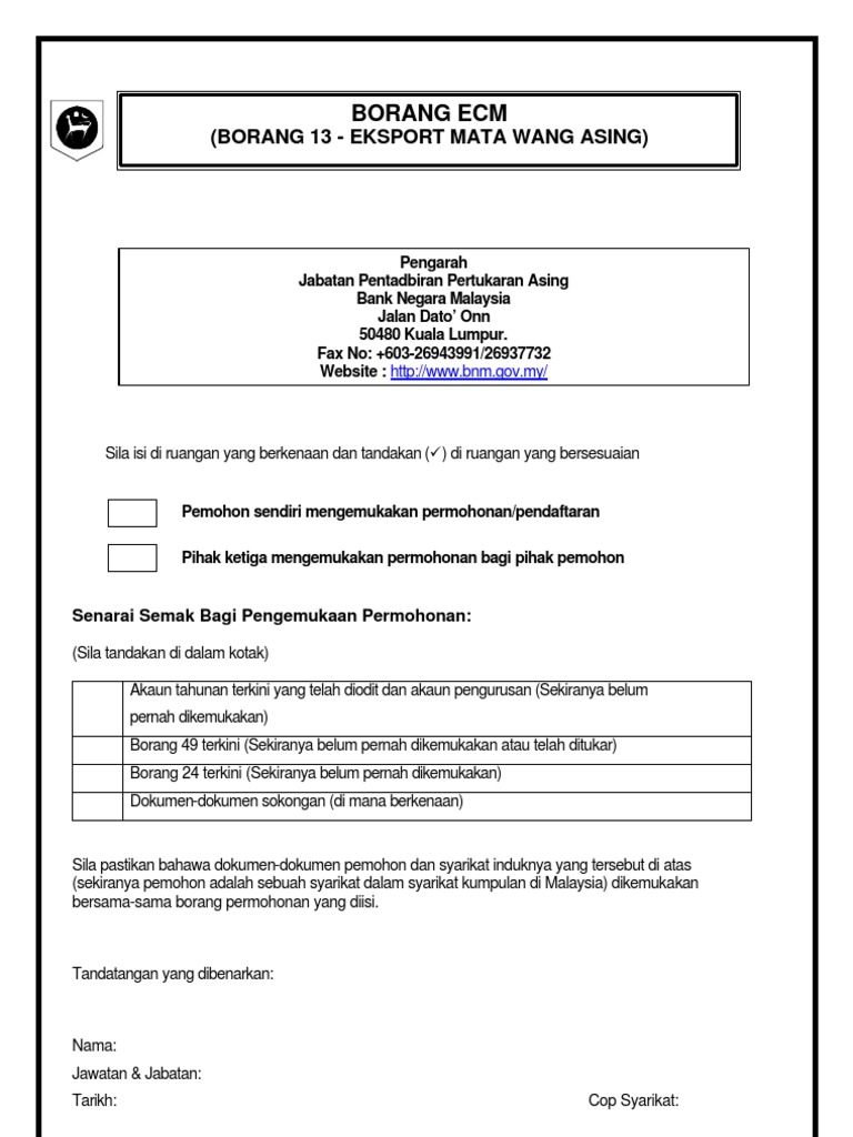 Borang 13 | PDF