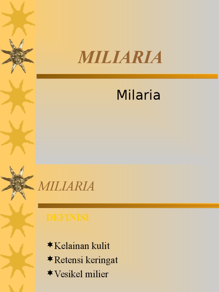 Miliaria | PDF