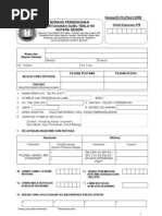 Borang Permohonan Lesen Memandu (JPJ L1) PDF | PDF