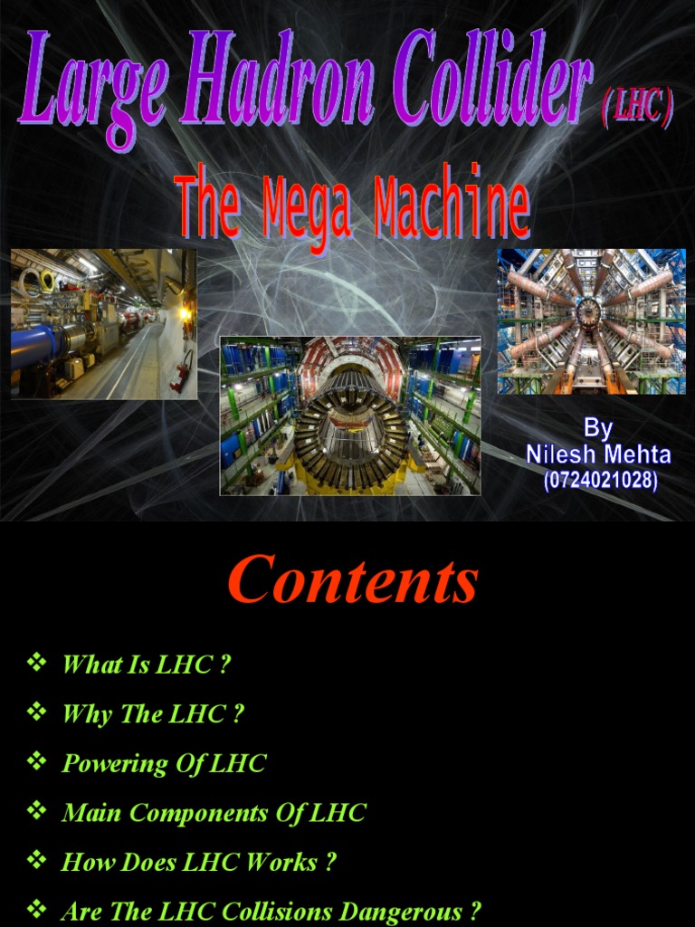 Large Hadron Collider Overview | PDF | Large Hadron Collider | Particle ...