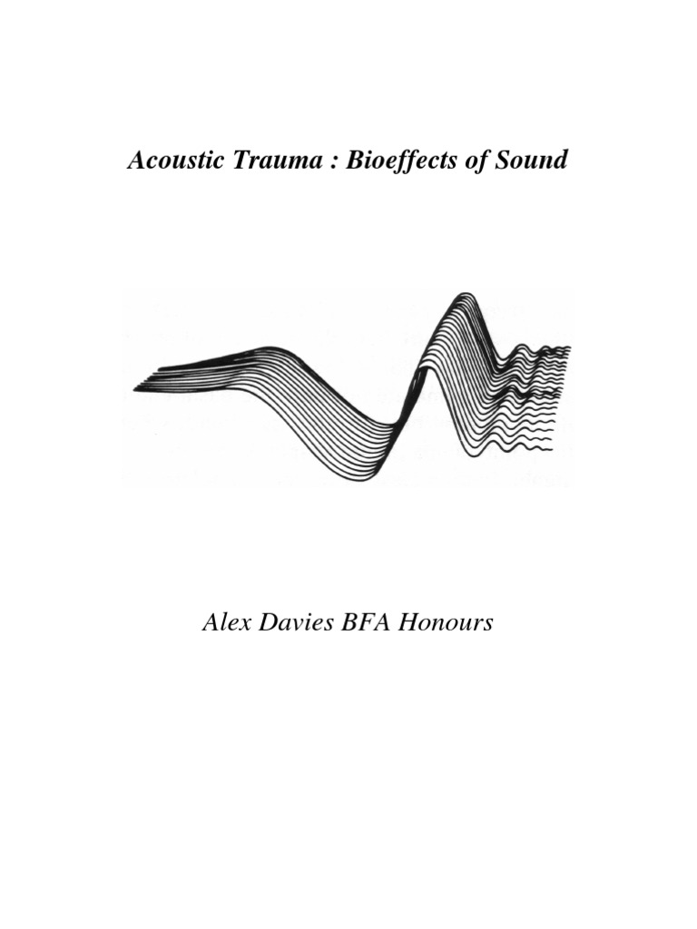 Acoustic Trauma - Bioeffects of Sound | PDF | Acoustics | Sound