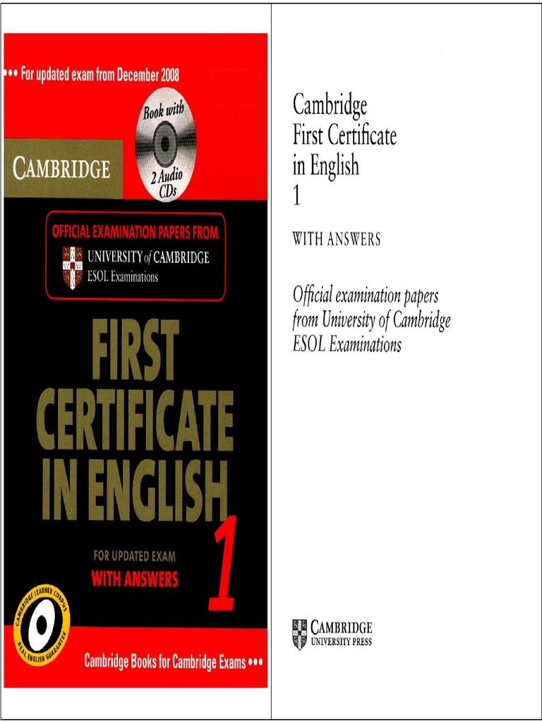 Printable FCE 1 Exam Book | PDF