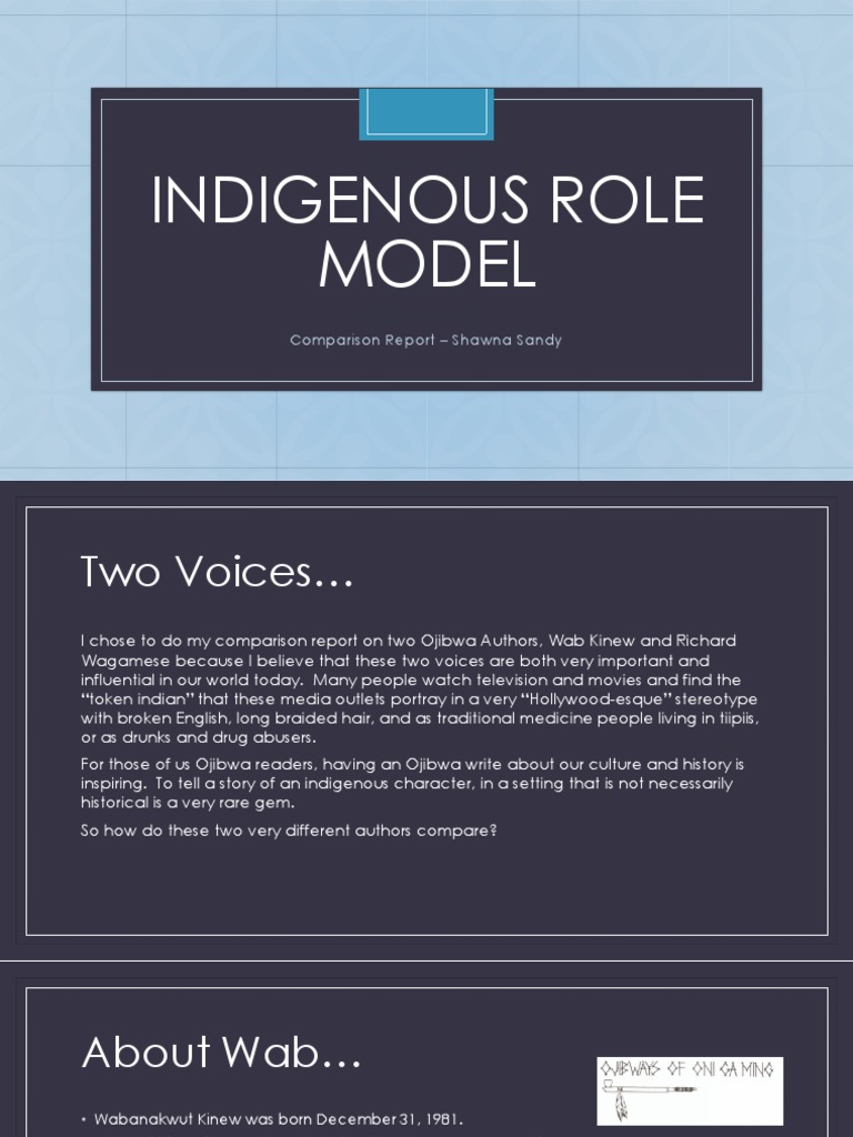 Indigenous Role Model Comparison | PDF | Abusive Behaviour | Society