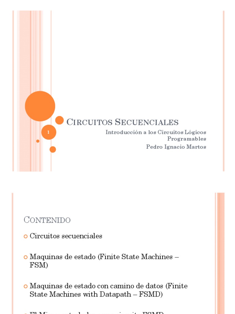 005 - Circuitos Secuenciales | PDF | Microprocesador | Memoria del ordenador