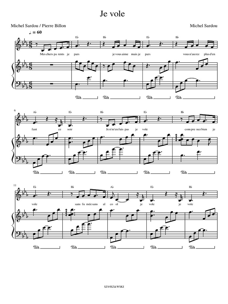 Je Vole Louane Piano | PDF