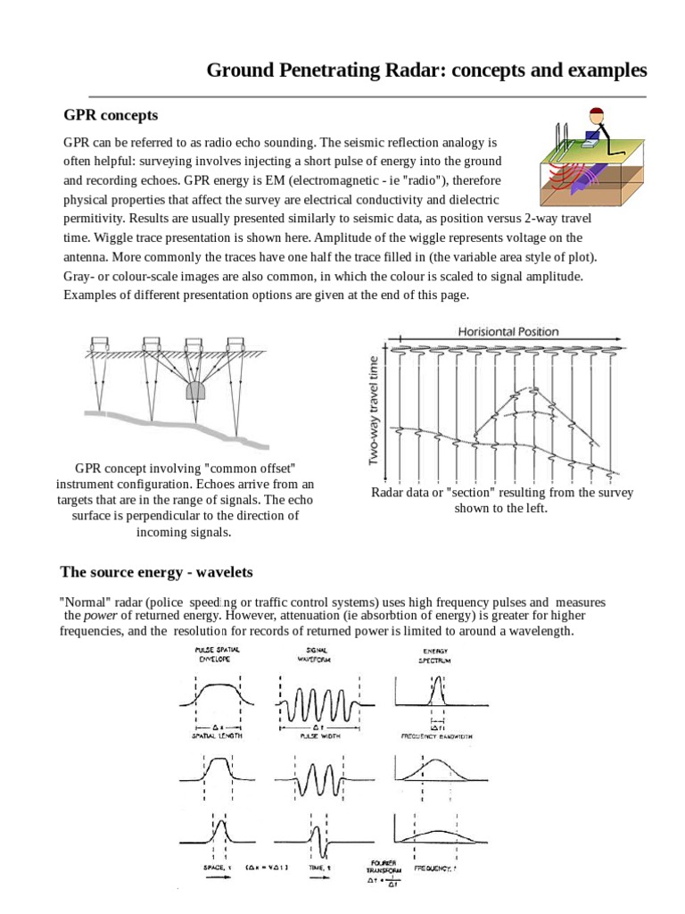 GPR - Concepts and Examples | PDF | Dielectric | Permittivity