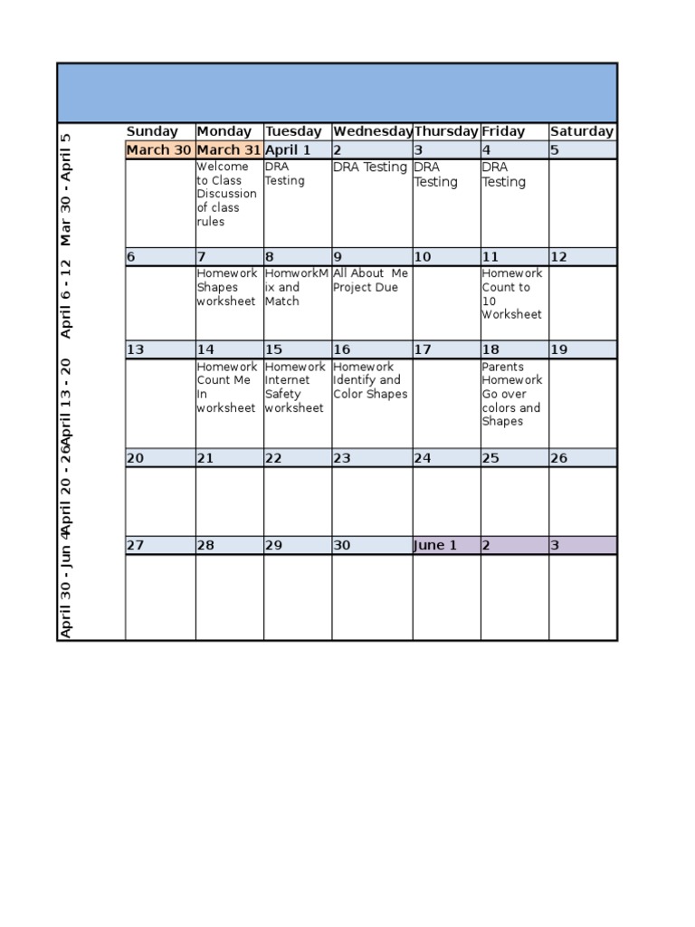 Calender Test | PDF