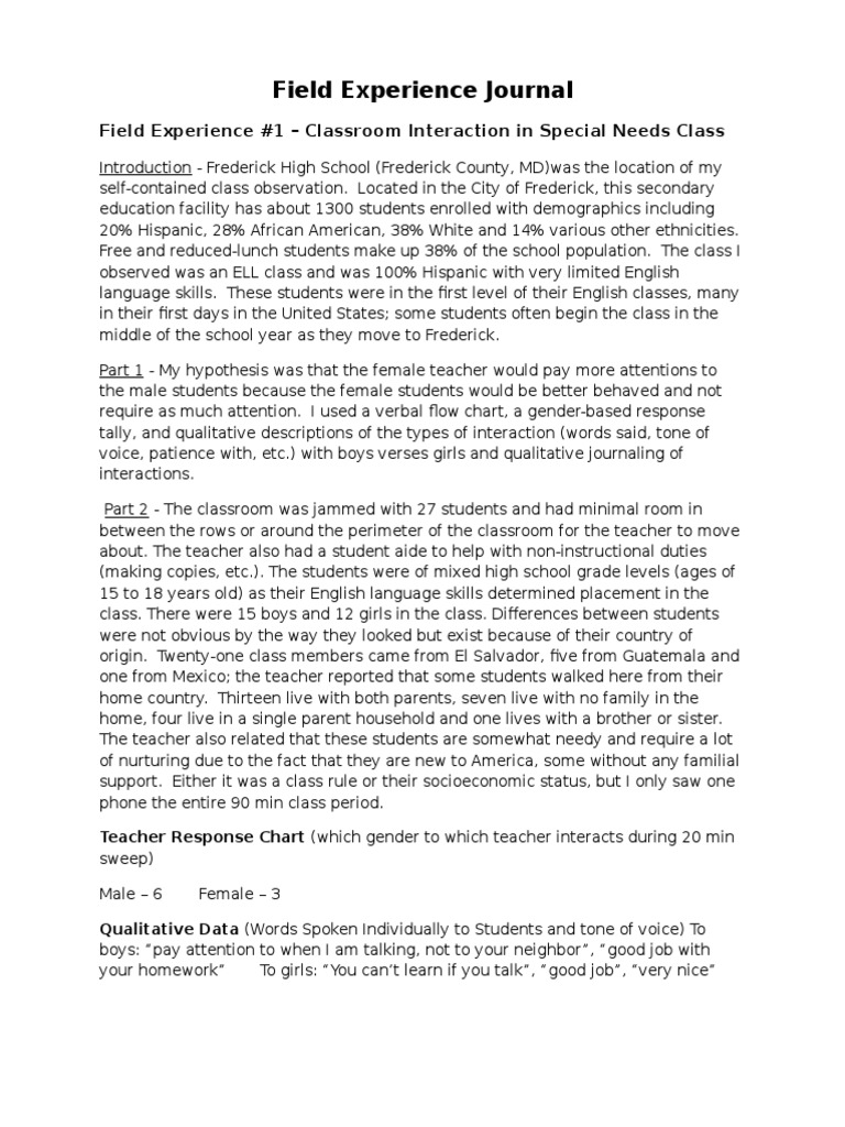 Classroom Interaction in ELL Class | PDF | Classroom | Teachers